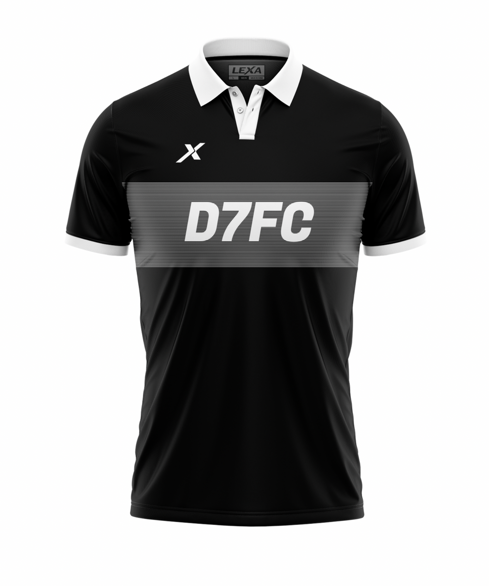 D7 FUTSAL - Black/White Polo