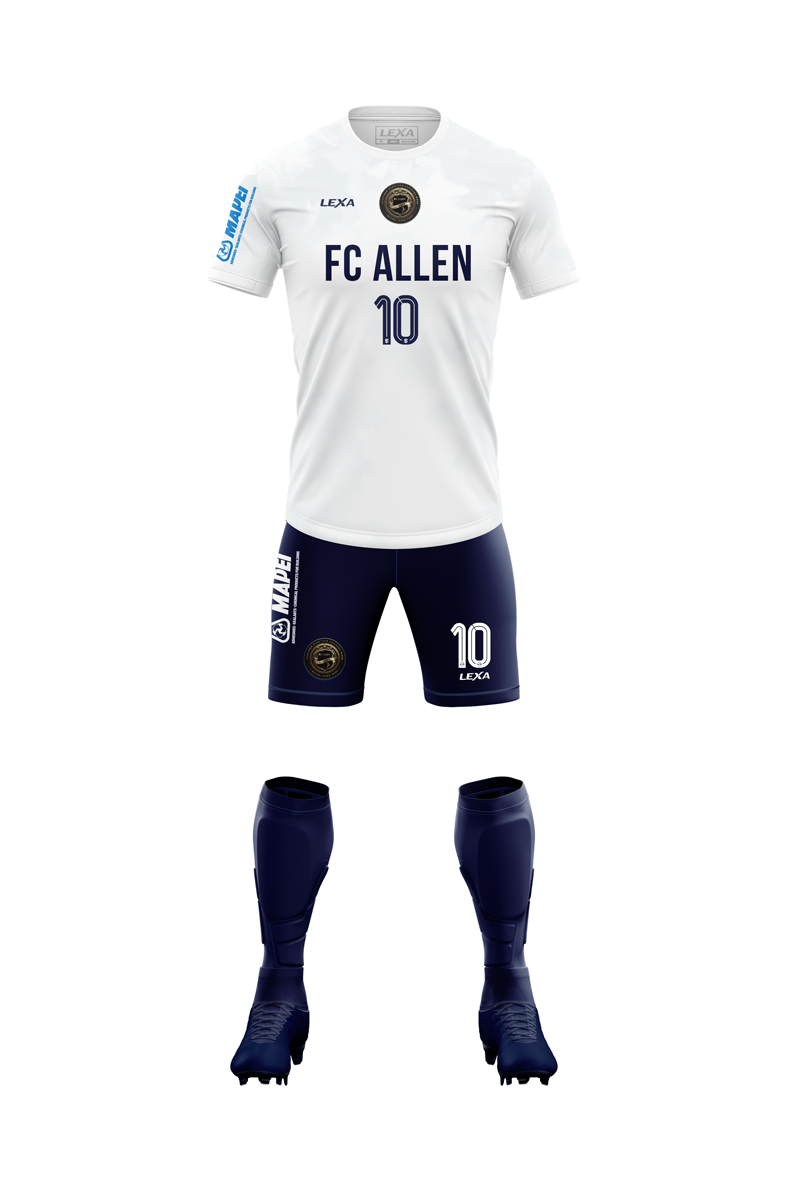 FC ALLEN - White kit - Short sleeve